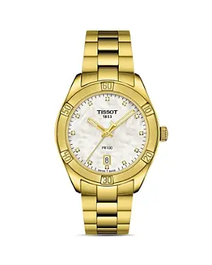 TISSOT Tissot PR 100 Classic 36mm Watch Gold