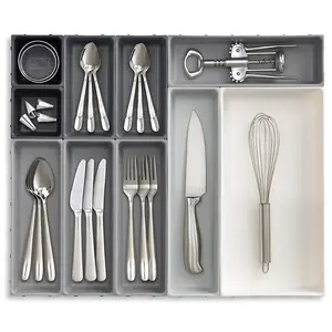 JOSEPH JOSEPH 10-piece Modular Drawer Organizer - Gray