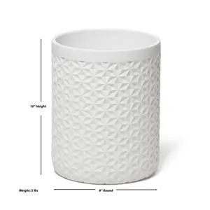 ROSELLI Quilted Wastebasket