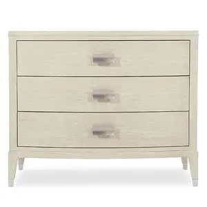 BERNHARDT East Hampton 3 Drawer Nightstand - Cerused Linen