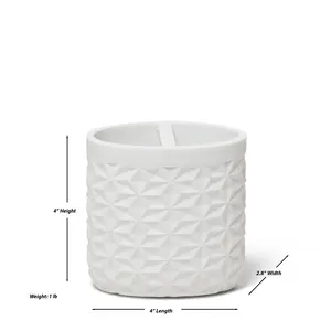 ROSELLI Quilted Toothbrush Holder