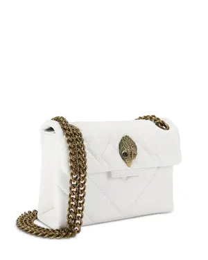 Kurt Geiger Mini Kensington Crossbody - White
