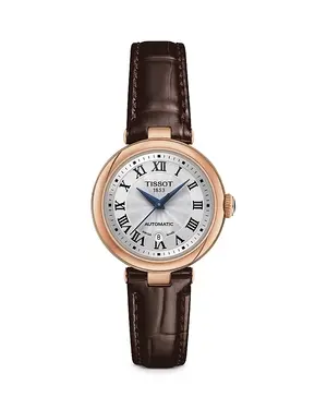 TISSOT Bellissima 29mm Strap Watch - White/brown