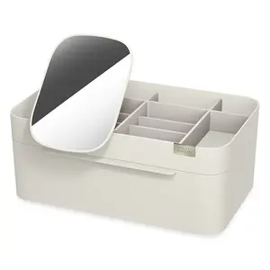 JOSEPH JOSEPH Viva Large Cosmetic Organizer With Removable Mirror, Shell - No Color
