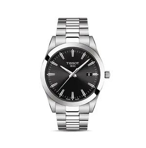 TISSOT Gentleman 40mm Watch - Black/silver
