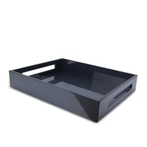 ADDISON ROSS Lacquered Serving Tray Navy