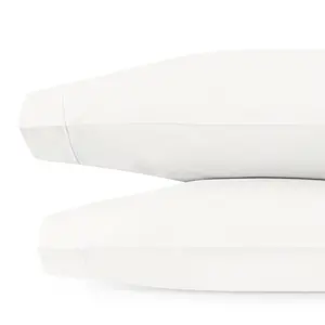 MATOUK Bergamo Pillow Case, King Pair Bone/white