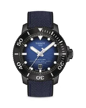 TISSOT Seastar 2000 Professional Watch, 46mm - Blue/blue