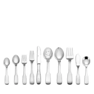 TOWLE Hammersmith 45 Piece Flatware Set - Silver