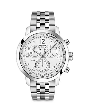 TISSOT Tissot Chronograph Watch 43mm Silver