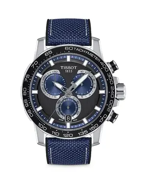 TISSOT Supersport Chronograph 46mm - Black/blue