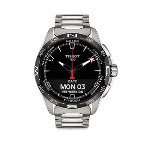 TISSOT T-touch Connect Solar Smart Watch, 47.5mm - Black