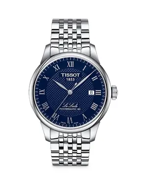 TISSOT Le Locle 39.3mm Watch - Blue/silver