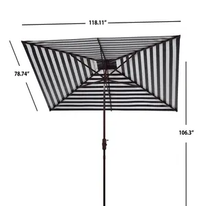 SAFAVIEH Athens Rectangular Umbrella