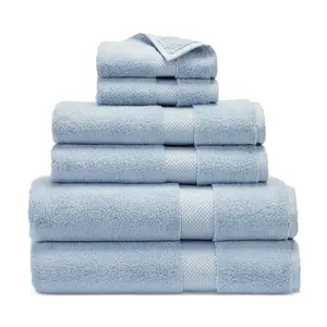 MATOUK Regent Bath Towel Set - Hazy Blue