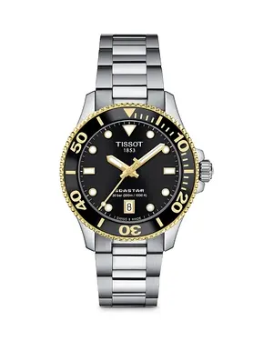 TISSOT Seastar 1000 36mm Watch - Black/silver