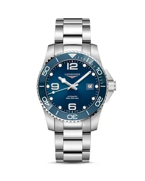 LONGINES Hydroconquest 41mm Watch - Blue/silver
