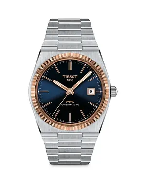 TISSOT Prx 40mm Watch - Blue/silver