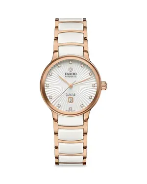 RADO Centrix Automatic Watch, 30.5mm - White