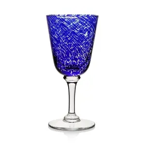 WILLIAM YEOWARD CRYSTAL Vanessa Wine Glass - Blue