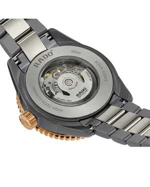 RADO Captain Cook High-tech Ceramic Skeleton Watch - Gray