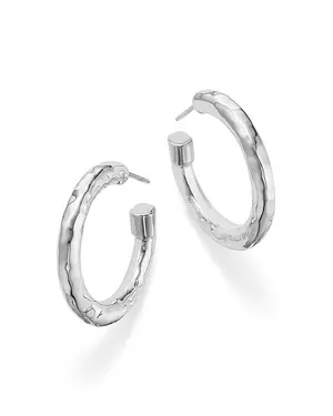 Ippolita Sterling Glamazon Hoop Earrings - Silver