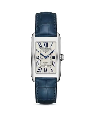 LONGINES Dolcevita Rectangular Watch 28.2mm X 47mm - White/blue