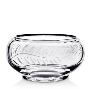 WILLIAM YEOWARD CRYSTAL Country Jasmine Rose Bowl & Wire, 8