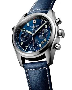 LONGINES Spirit Chronograph 42mm Watch - Blue