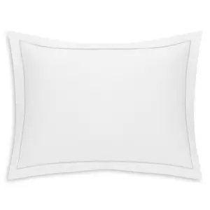 MATOUK Bergamo Sham, King - Silver