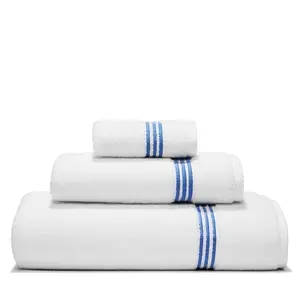 MATOUK Bel Tempo Milagro Hand Towel - Exclusive White/azure