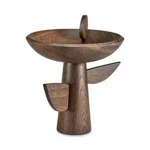 L'Objet Kelly Behun Leaf Bowl On Stand - Brown