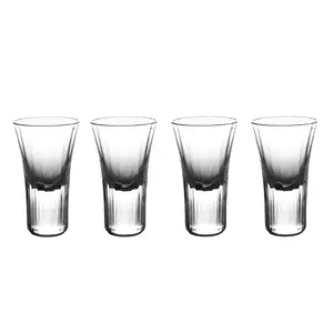 WILLIAM YEOWARD CRYSTAL William Yeoward American Bar Corinne Shot Tumblers, Set Of 4 - Clear