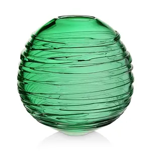 WILLIAM YEOWARD CRYSTAL Miranda Globe Vase, 11 - Green