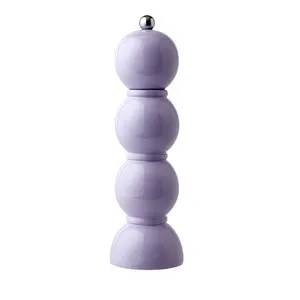 ADDISON ROSS Bobbin Lacquered Salt Or Pepper Mill Grinder - Lilac