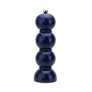 ADDISON ROSS Bobbin Lacquered Salt Or Pepper Mill Grinder - Navy