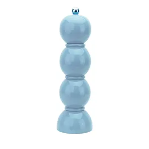 ADDISON ROSS Bobbin Lacquered Salt Or Pepper Mill Grinder - Periwinkle
