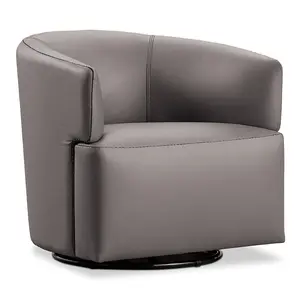 GIUSEPPE NICOLETTI Nicoletti Capri Swivel Chair Exclusive - Bull Dark Grey