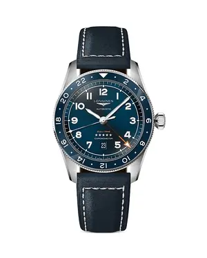 LONGINES Spirit Zulu Time Gmt Chronometer 42mm - Blue