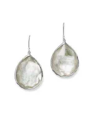 Ippolita Sterling Silver Mother-of-pearl Teardrop Earrings - White/silver