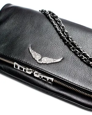 Zadig&Voltaire Rock Leather Shoulder Bag - Noir