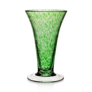 WILLIAM YEOWARD CRYSTAL Vanessa Vase, 9 - Forest Green