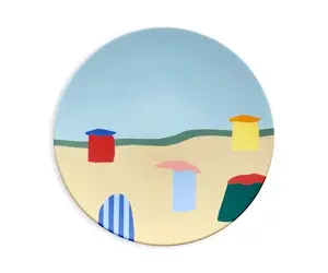 DEGRENNE PARIS Destination Mer Round Plates, Set Of 6