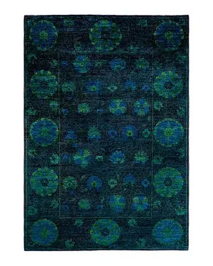 Bloomingdale'S Fine Vibrance M1620 Area Rug, 6'1 X 8'10 - Red