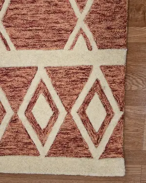 AMER RUGS Vista Duncan Area Rug, 8' X 10 - Rust