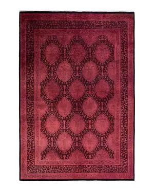 Bloomingdale'S Fine Vibrance M1598 Area Rug, 6' X 8'9 - Black