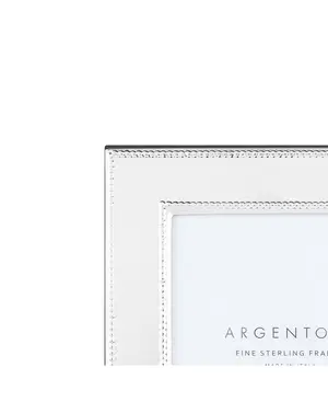ARGENTO SC Amira Double-bead Sterling Frame, 4 X 6