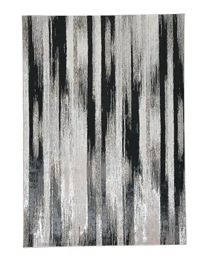 FEIZY Micah R3338 Area Rug, 6'7 X 9'6 - Black