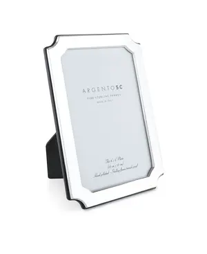 ARGENTO SC Edged Sterling Picture Frame, 4 X 6
