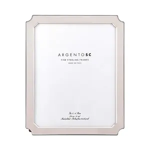 ARGENTO SC Edged Sterling Picture Frame, 4 X 6 - Silver